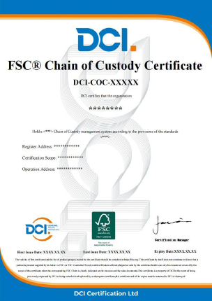 DCI证书 | DCI | Global